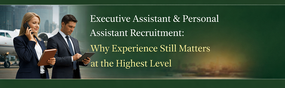 Executive Assistant & Personal Assistant Recruitment - Eden Private Staff