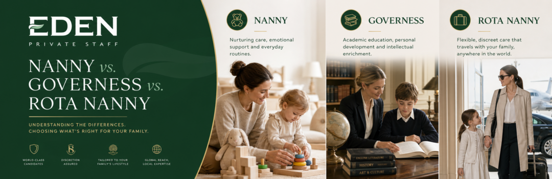 Nanny vs. Governess vs. Rota Nanny: - Eden Private Staff